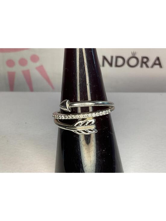 Pandora | Jewelry | Pandora Sparkling Arrow Wrap Around Ring Sz 7 New ...